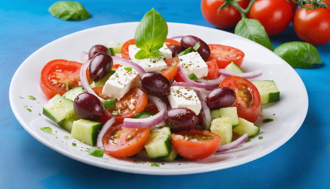 Découvrez la salade grecque : un plat rafraîchissant, savoureux et ...