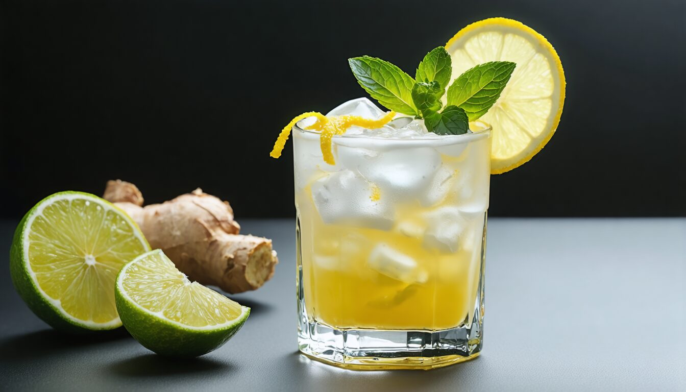 Ginger lime fizz : un cocktail rafraîchissant pour un voyage tropical